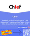 Cheif vs. Chief: Meaning, Etymology and History, Examples of Using ...
