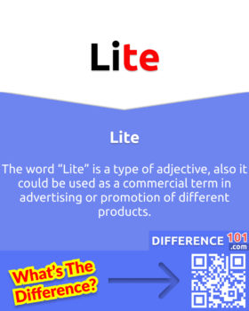 Light vs. Lite: 5 Key Differences, Description, Examples | Difference 101