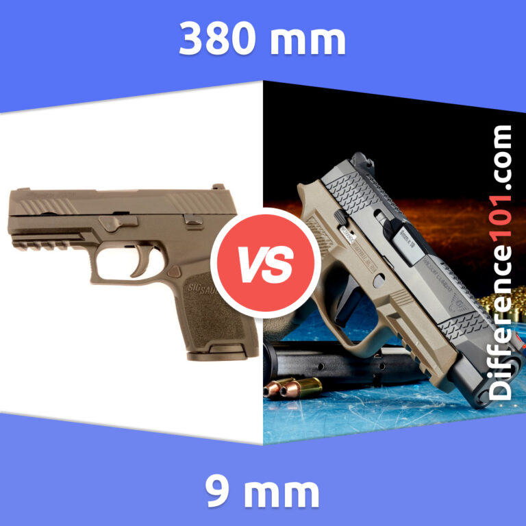 380 mm vs. 9 mm: 5 Key Differences, Pros & Cons, Examples | Difference 101