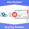 Aba Number vs. Routing Number: 5 Key Differences, Pros & Cons ...